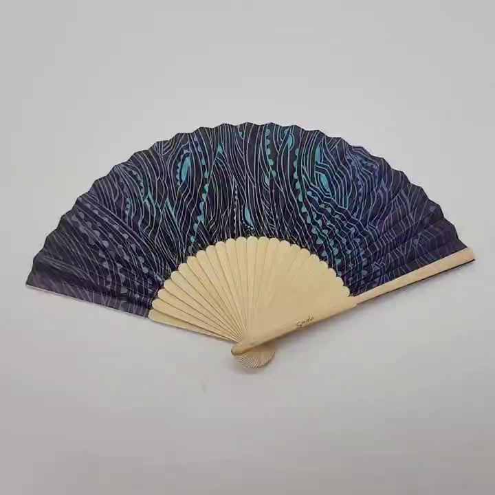 2024 Wholesale Hotel Wedding Souvenir Bamboo Handheld Fan Custom Wooden ...