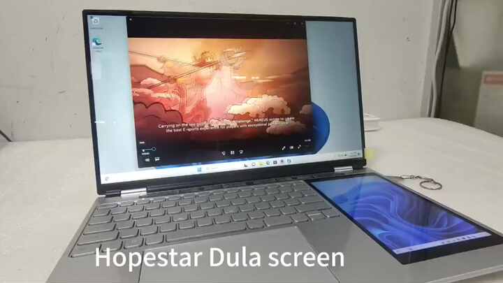 Dual Screen Laptop - 15.6 Inch + 7 Inch Touch Screen