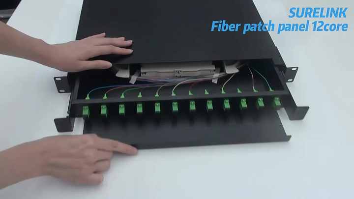24core 48core Sliding Rack Mount Outdoor Fiber Optic Patch Panel 1u 2u ...