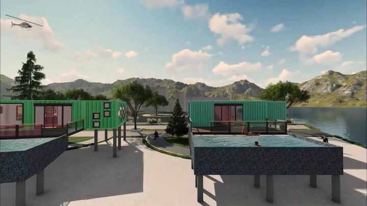 Customize Design Modern Prefab Small Cafe Outdoor Bbq Open Container ...