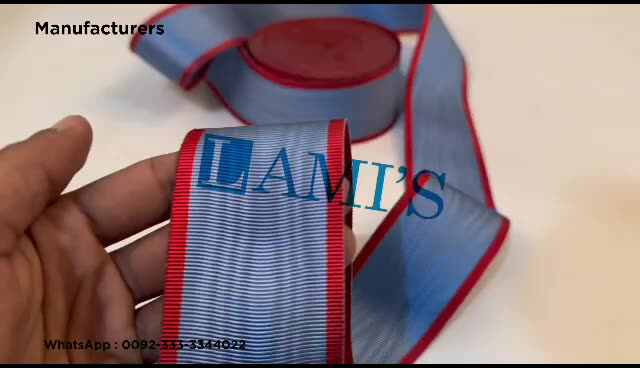 Masonic Regalia Moire Ribbon - High Quality Ceremonial Medal Ribbon