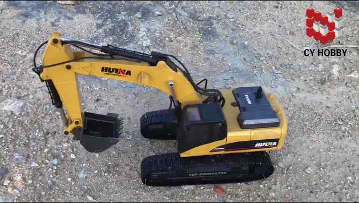 HUINA 1580 Excavator - 1:14 Scale RC Model with Full Metal