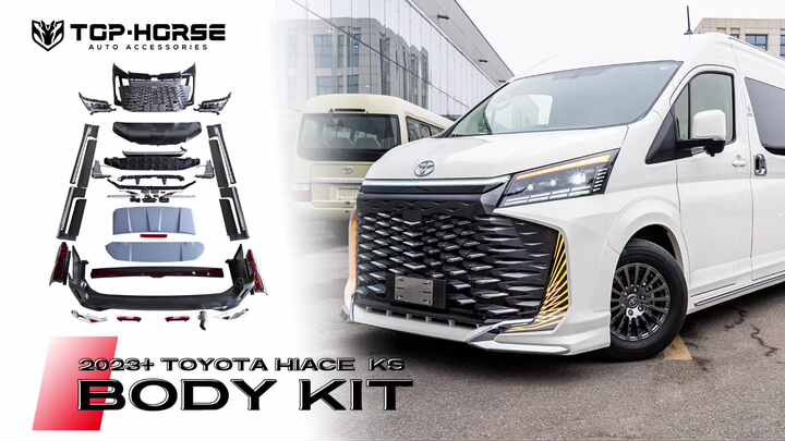 2023+ Hiace Exterior Body Kit Facelift Bumper Refit Parts MPV Van ...