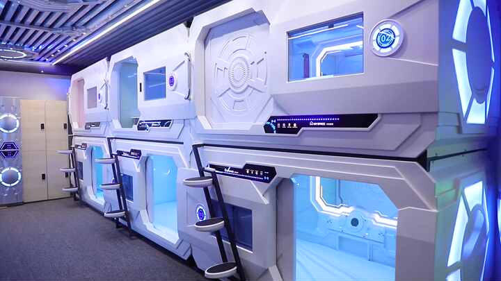 WE Luxury Modular Sleeping Box Capsule Pod for Hotels & Offices - OEM