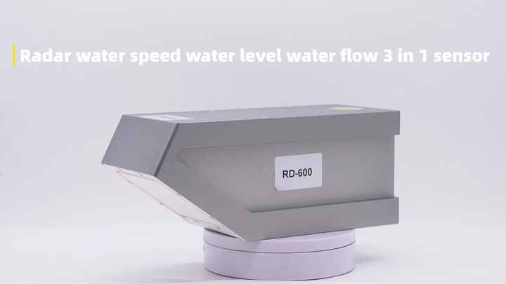Radar Type Water Level & Flow Sensor - 3 in 1 Measurement