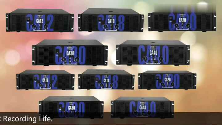 GAP-CA2 CA4 CA6 CA9 CA12 CA18 CA20 CA30 CA50 CA68 CA100 Professional 275/400 Watt 2 Channel ...