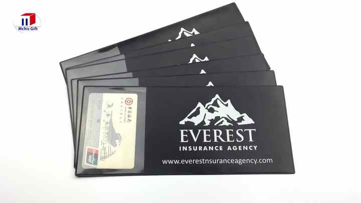 Custom Printing PVC Insurance Card Holder Plastic Insurance Policy ...