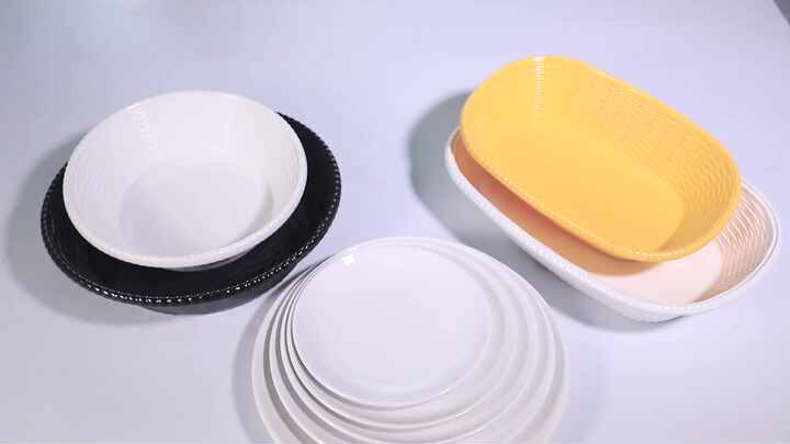 Eco-friendly Melamine Plates - Perfect for Parties & Travel