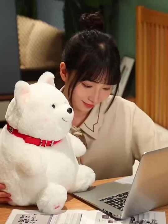 2024 Yeye dog Samoyed Husky puppy plush toy for dog for kids| Alibaba.com