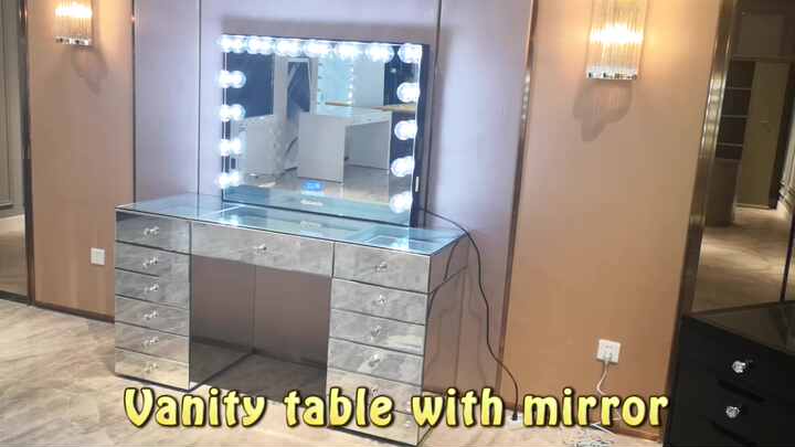 Diy Lighted Vanity Table
