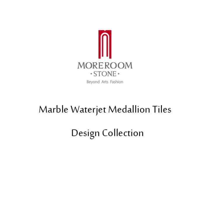 Custom Inlay Marble Floor Medallion - High-End Design