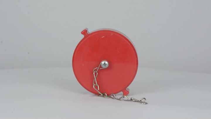 2 1/2" Fire hydrant Plastic cover with chain in red/chrome finish with ...