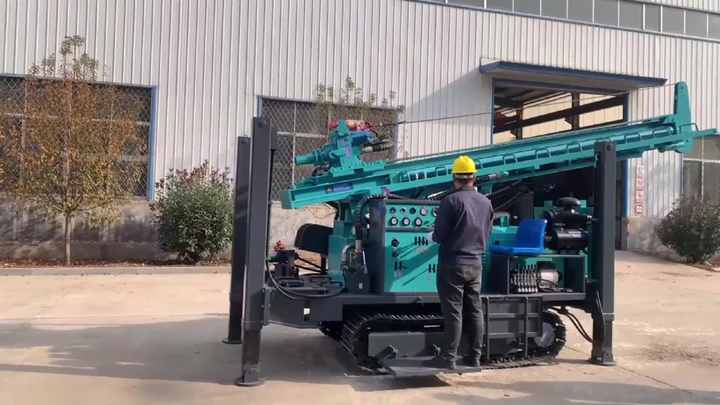 400m crawler mounted mine drilling rig water well drilling rig machine ...