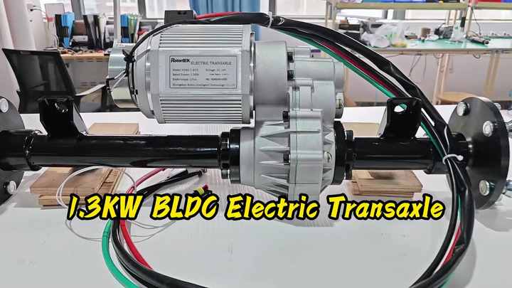800W/1000W/1500W BLDC 24V 48V Motor Electric Transaxle High Torque Low Speed Rear Axle Electric ...
