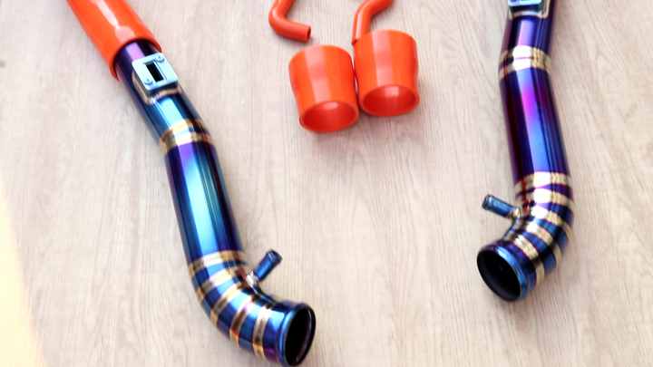 For Nissan 350Z G35 VQ35HR Infiniti 370Z G37 Titanium Intake Filter ...