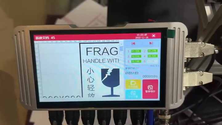 Multi Language Thermal Inkjet Printer Bottle Expiry Date TIJ Printing ...