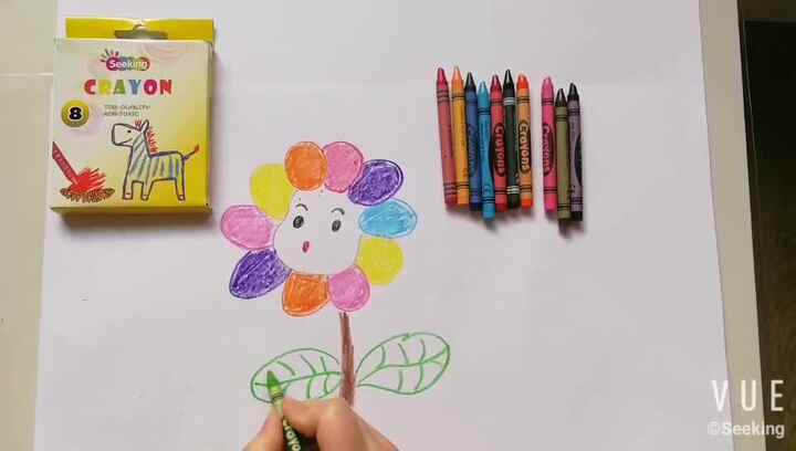 6 Colors 12 Colors Kids Craft Set Crayon Colour Painting