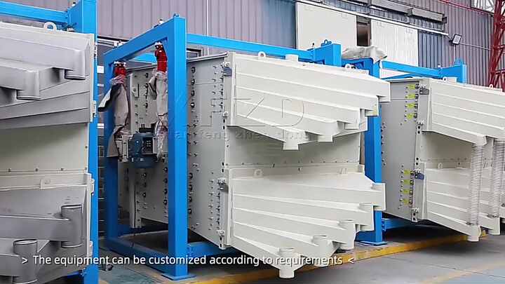 Large Capacity Sieving Machine square Swing Vibrating Screen Factory ...
