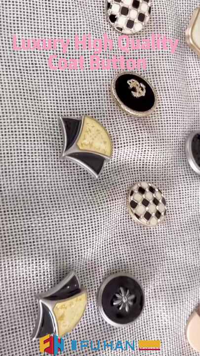 Wholesale Shank Jeans Buttons - Silver Jeans Logo