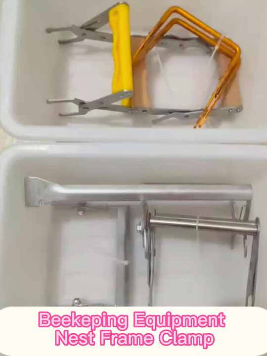 Stainless Steel Bee Beehive Frame Capture Clamp Grasp Bee Frame Clamp ...