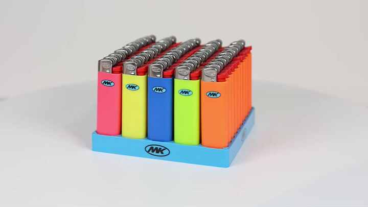 MK Plastic Cricket Gas Lighter - Refillable Cigarette Lighter