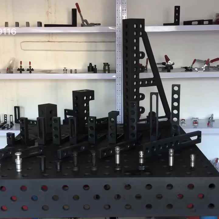 3D Welding Table - Supportive Angle Iron Parts & Clamping