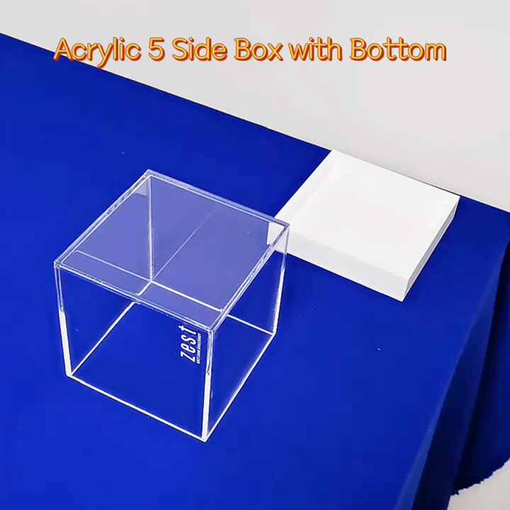 Custom Transparent Acrylic Gift Boxes for Wedding Flowers