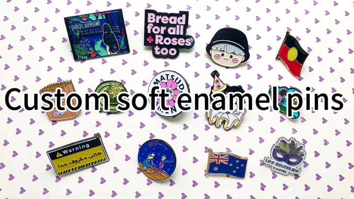 Customized Cute Design Metal Badges - Perfect for Weddings