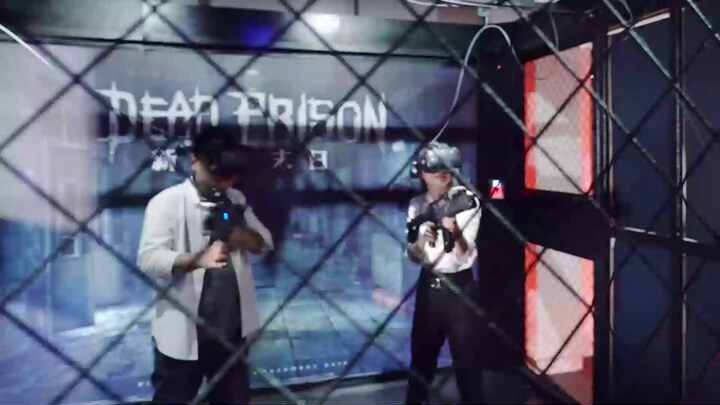 Amusement VR Shooting Game Cage 9D Virtual Reality Arcade Game Machine ...