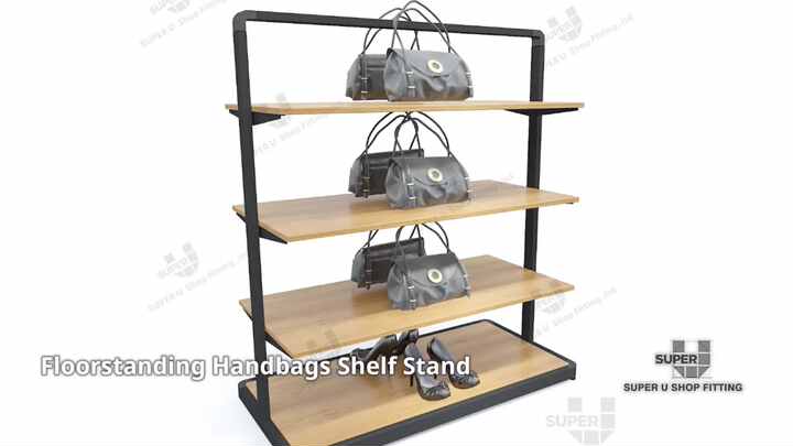 Free 3D Shopping Mall Kiosk Design for Bags Retail Sale