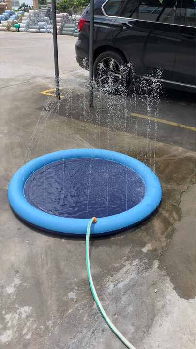 LC Water Splash Sprinkler Pad for Dogs Pet Shower Sprinkler PVC Pet ...