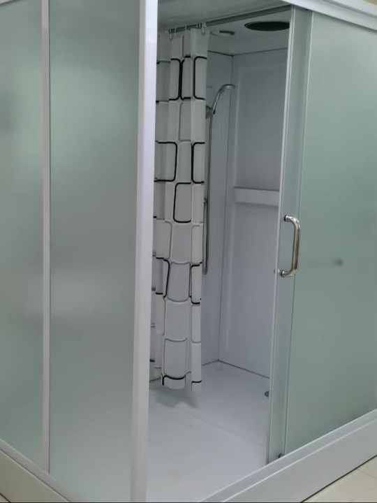 Aokeliya Luxury White Acrylic Shower Cubicle - 4mm Glass