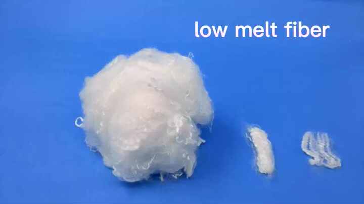 4dx51mm Virgin Low Melting Fiber - Eco-Friendly & Self-adhesive