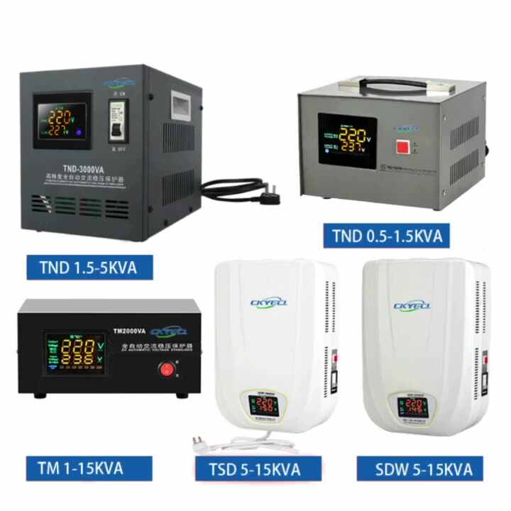 Ac Auto Power Voltage Regulator TND/SVC 3000VA for 110V 220V