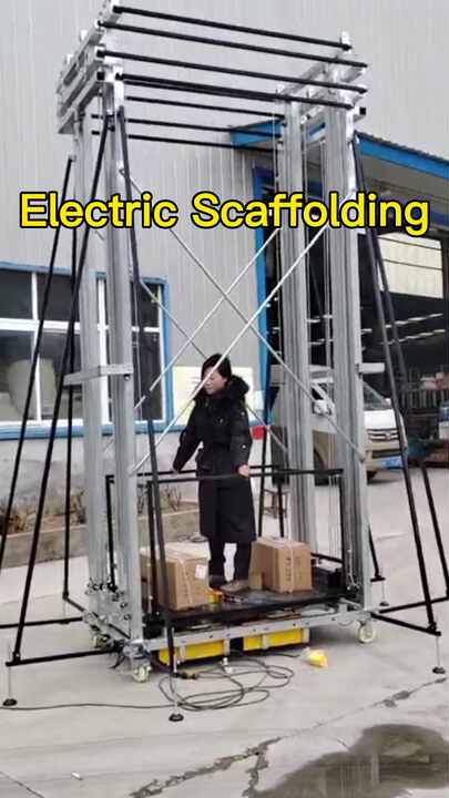 Highrise Electric Scaffolding/foldable Mobile 6m Electrical Scaffold ...