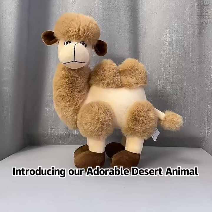 Adorable Desert Animal Plushie Realistic Stuffed Camel Toy for Kids ...