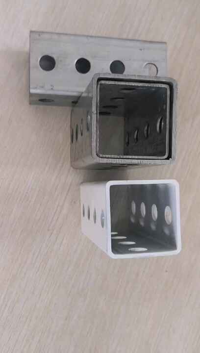 Steel Perforated Square Tube (Telespar) 2" x 2" x 12 Gauge - Durable ...