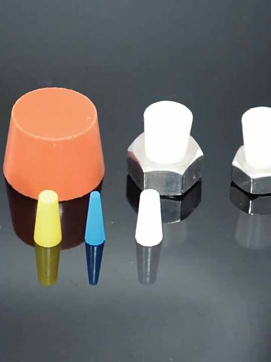 High Temp Silicone Rubber Tapered Plug Bungs Solid Rubber Stoppers ...