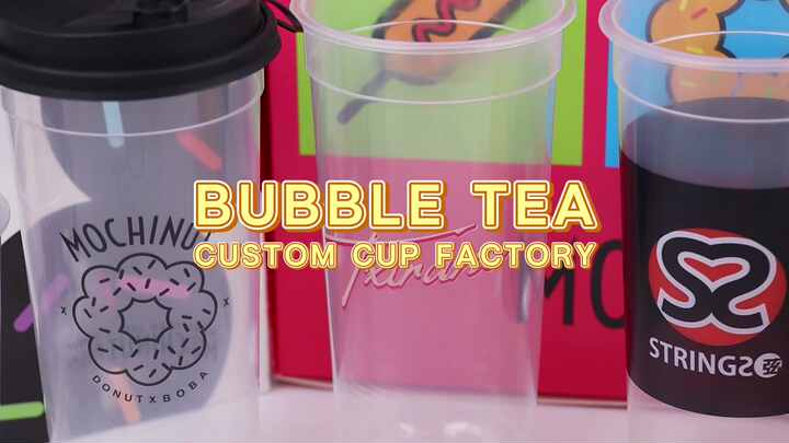Customised Clear Boba Can Cup - 500ml for Bubble Drinks