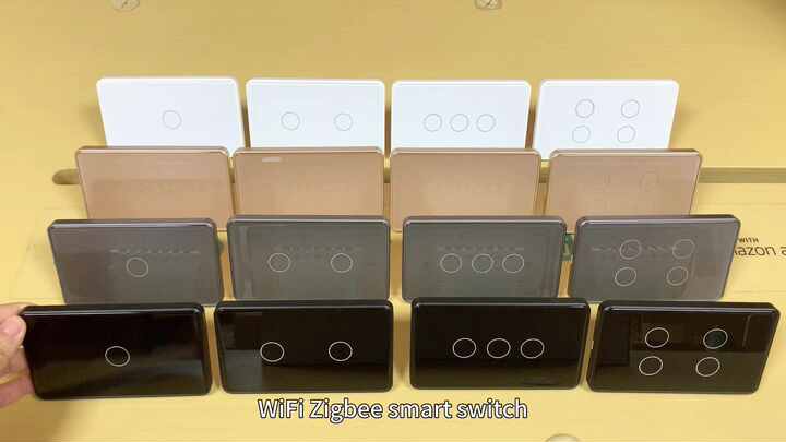 Tuya Us TYSH 1234 Gang Wifi Zigbee Smart Light Switch With Neutral ...