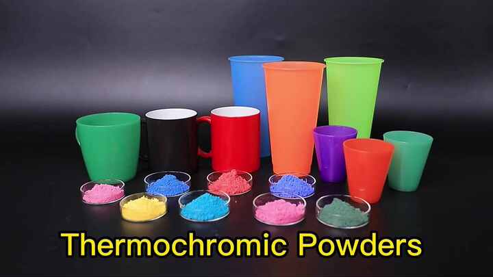 Reversible high temperature Change Color pigment Color to Colorless ...