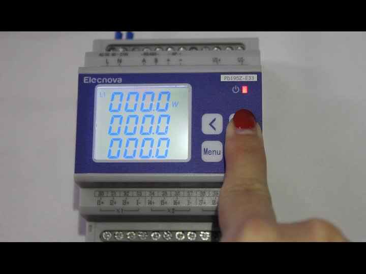 Elecnova PD195Z-E33 - DC DIN Rail Mounted Multi Channel Energy Meter
