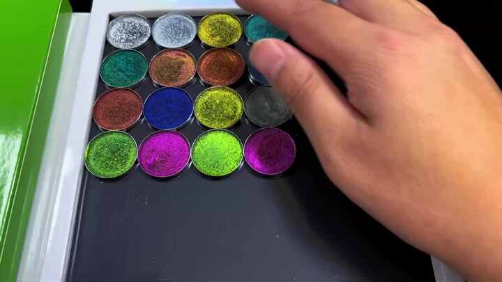 DIY Eye Shadow Palette 9 Colors Vegan Duochrome Multichrome Waterproof ...