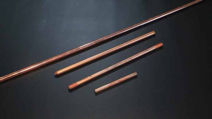 Electrical Grounding Rods - Copper Clad Steel Earth Bars