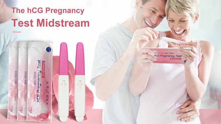 One Step Hcg Pregnancy Urine Cassette Test Midstream Hcg Pregnancy Test ...