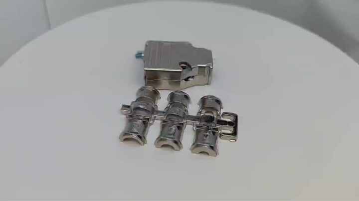 Db9 Backshell Kit With Cable Clamp D-sub Zinc Alloy Db9p Metal Cover ...