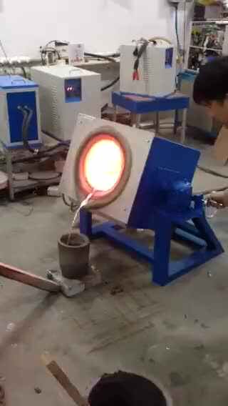 10kg to 200kg Induction Melting Furnaces for Copper & Aluminum