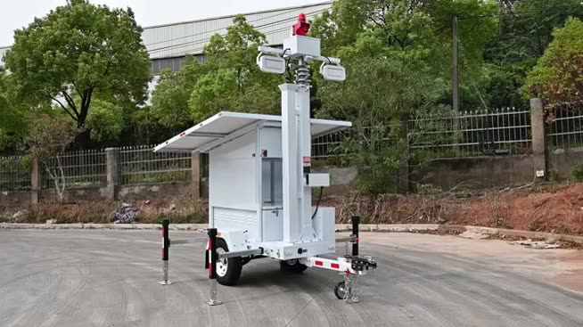 Portable CCTV camera trailer system for farm| Alibaba.com