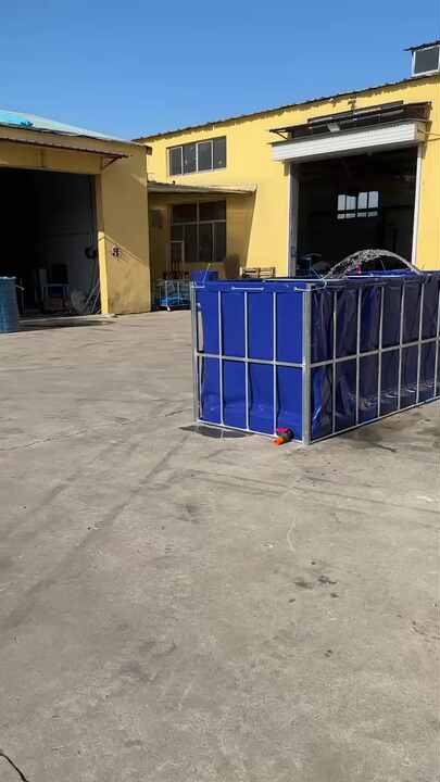 Foldable PVC Fish Tank - Durable Aquaculture Solutions