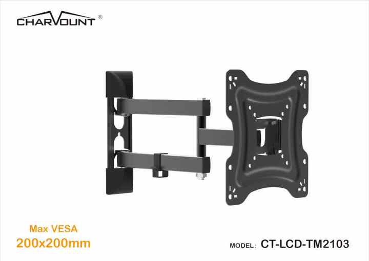 CHARMOUNT TV Mount - 180 Degrees Swivel, VESA 200*200mm